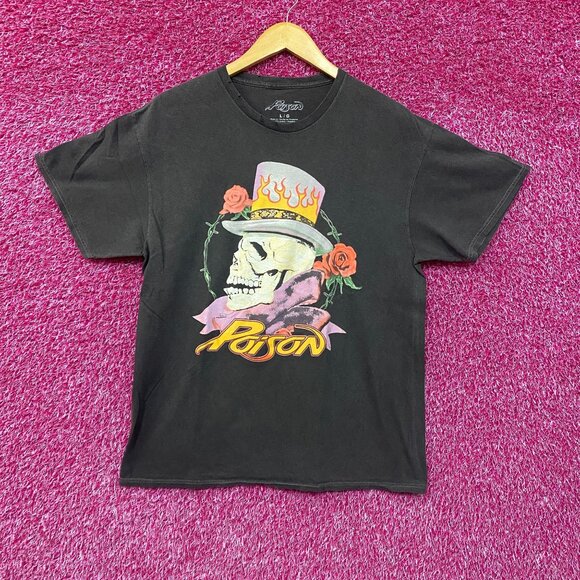 Poison | Shirts | Poison Flesh Blood Tattoo Heavy Metal Band Tee Large ...